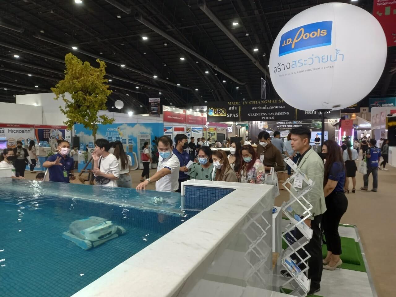 See-Through Wall นวัตกรรมสระว่ายน้ำ @สถาปนิก’66 - J.D.Pools | รับสร้างสระว่ายน้ำครบวงจร