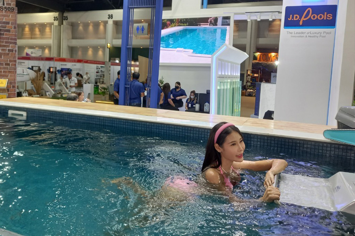 บ้านและสวนแฟร์ 2023 สัมผัสนวัตกรรมสระว่ายน้ำ เจ.ดี.พูลส์ - J.D.Pools | รับสร้างสระว่ายน้ำครบวงจร